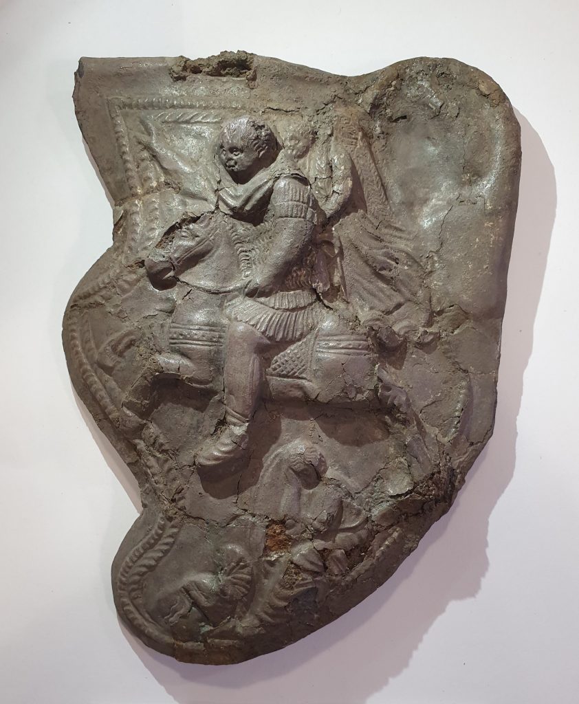 The helmet cheekpieces | Harborough Museum